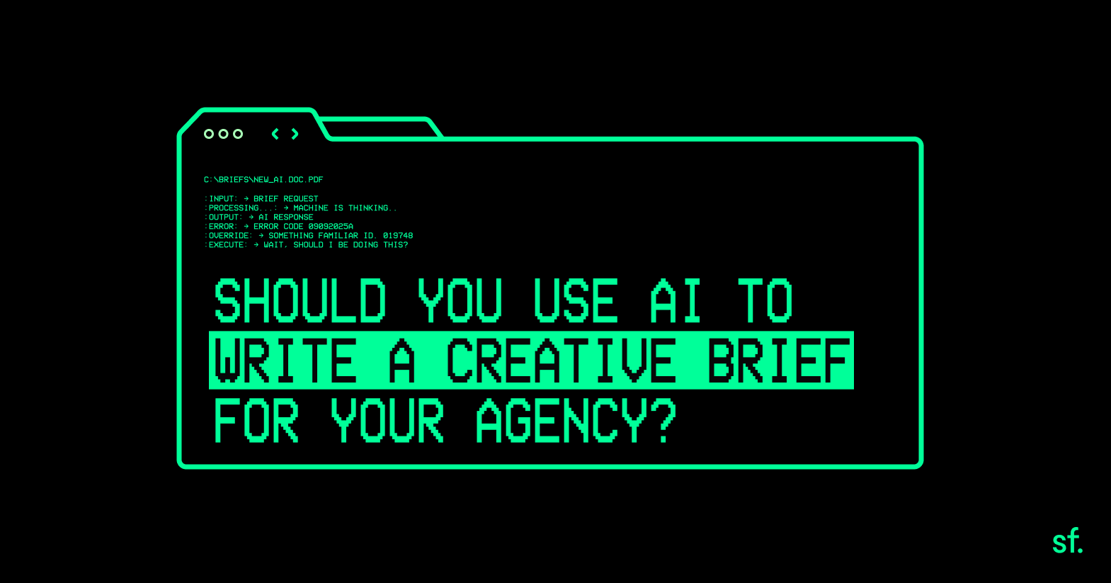 How to Use AI to Write a Better Creative Brief (and What Not to ...